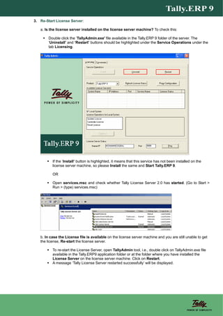 Tally help file | PDF