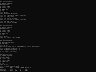 C++ with student management system project | PPT