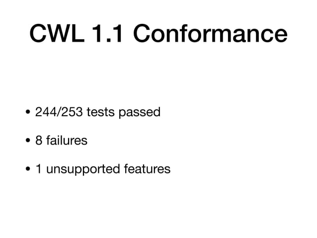 CWL on kubernetes | PPT