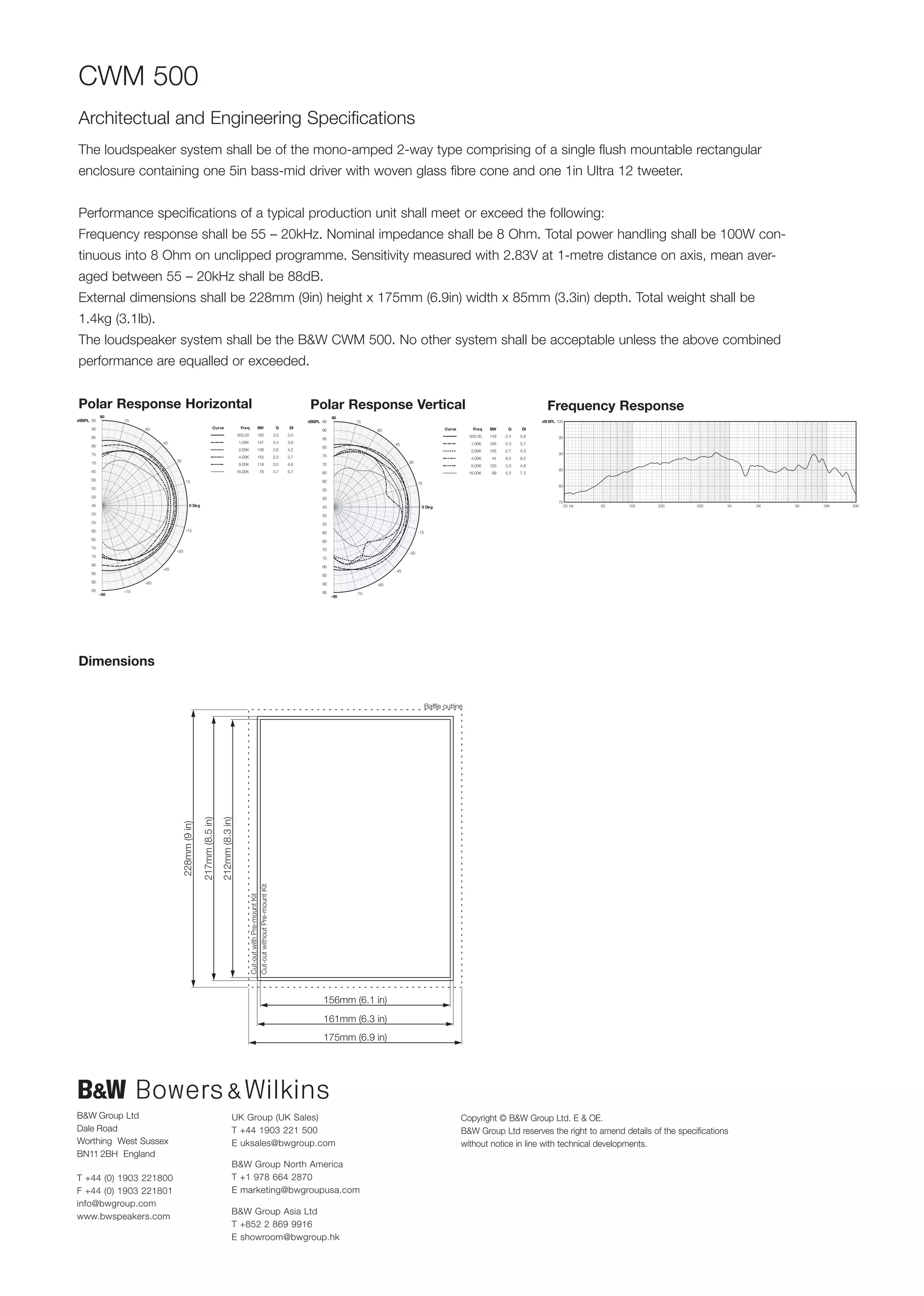 Cwm500 fiche produit | PDF