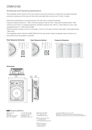 Cwm6160 fiche produit | PDF | Home Appliances | Home & Garden