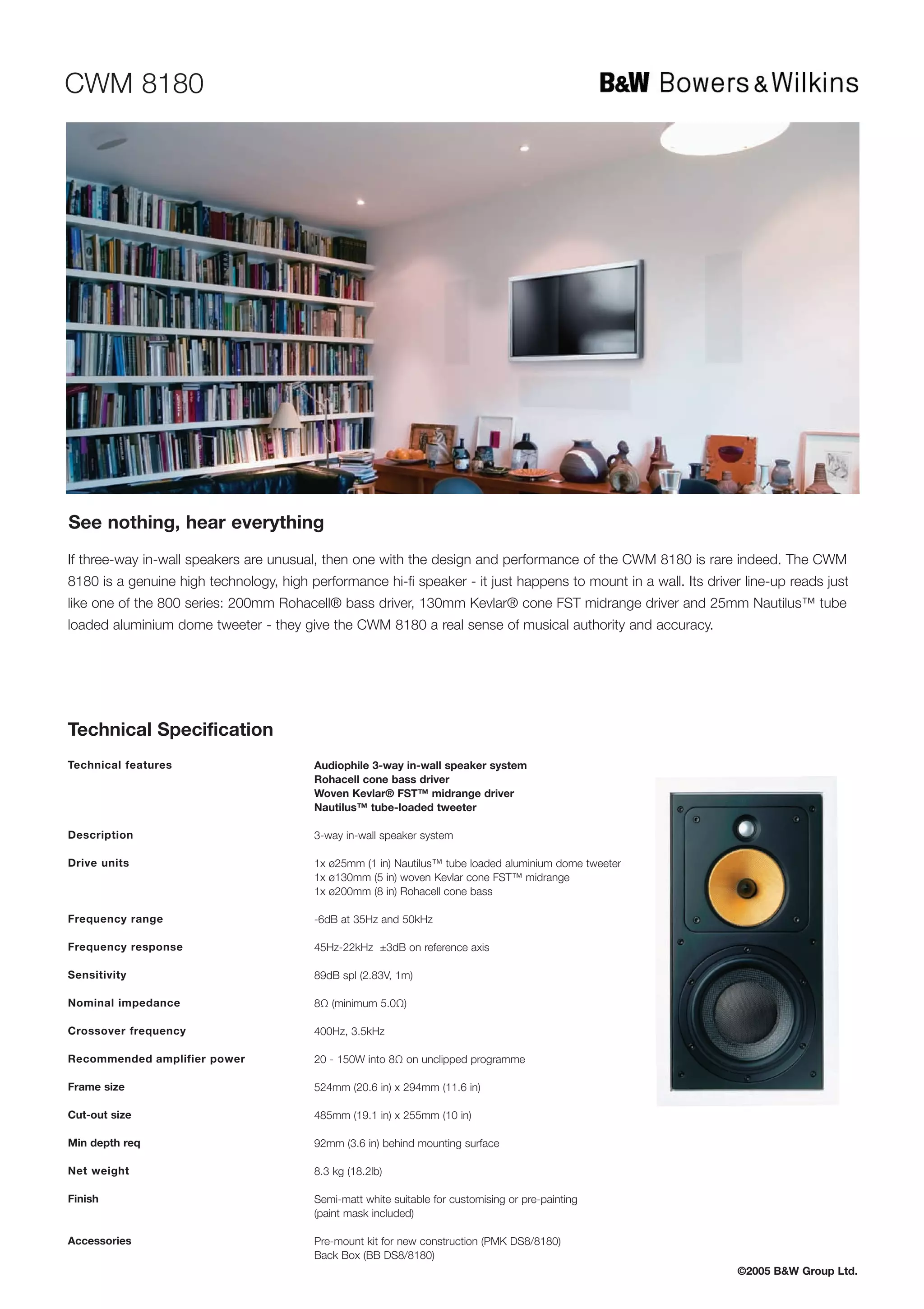 Cwm8180 fiche produit | PDF