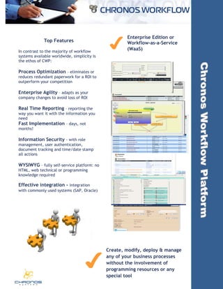 Chronos Workflow - Business process automation without programming ...