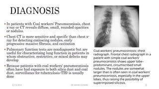 cwp final.pptx COAL WORKER'S PNEUMOCONIOSIS IS OCCUPATIONAL LUNG ...