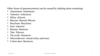 cwp final.pptx COAL WORKER'S PNEUMOCONIOSIS IS OCCUPATIONAL LUNG ...