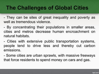 CW ppt 9 Global City.ppt an introductory study to global cities | PPT