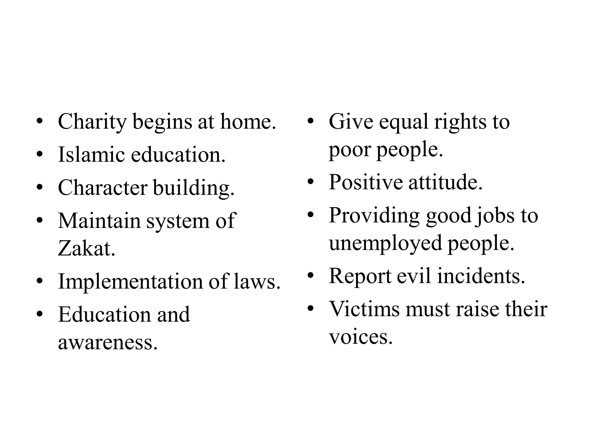 Social Evils - Presentation Slides - By Rehan Butt | PDF