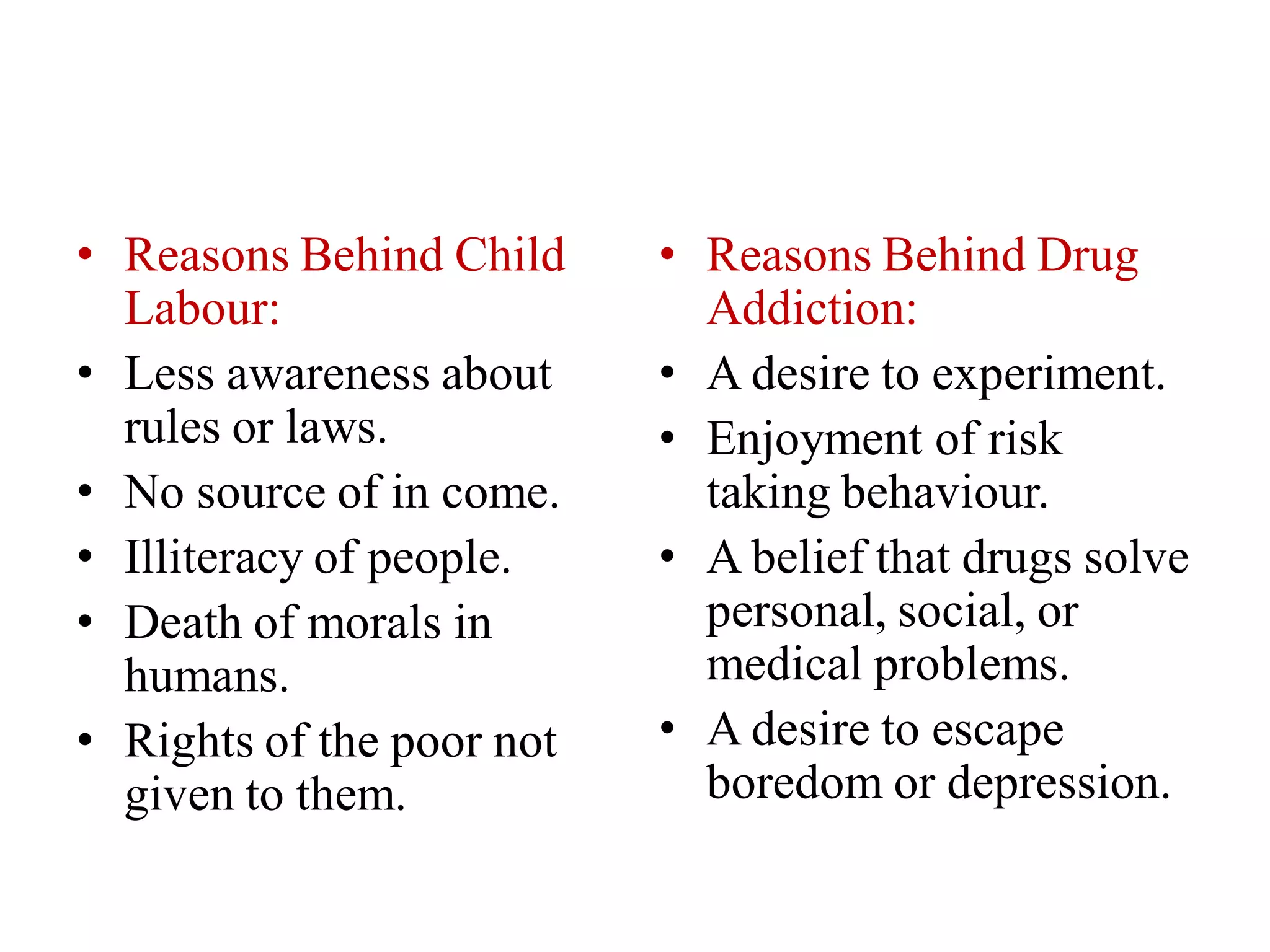 Social Evils - Presentation Slides - By Rehan Butt | PDF