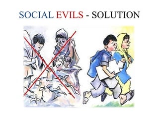 Social Evils - Presentation Slides - By Rehan Butt | PDF