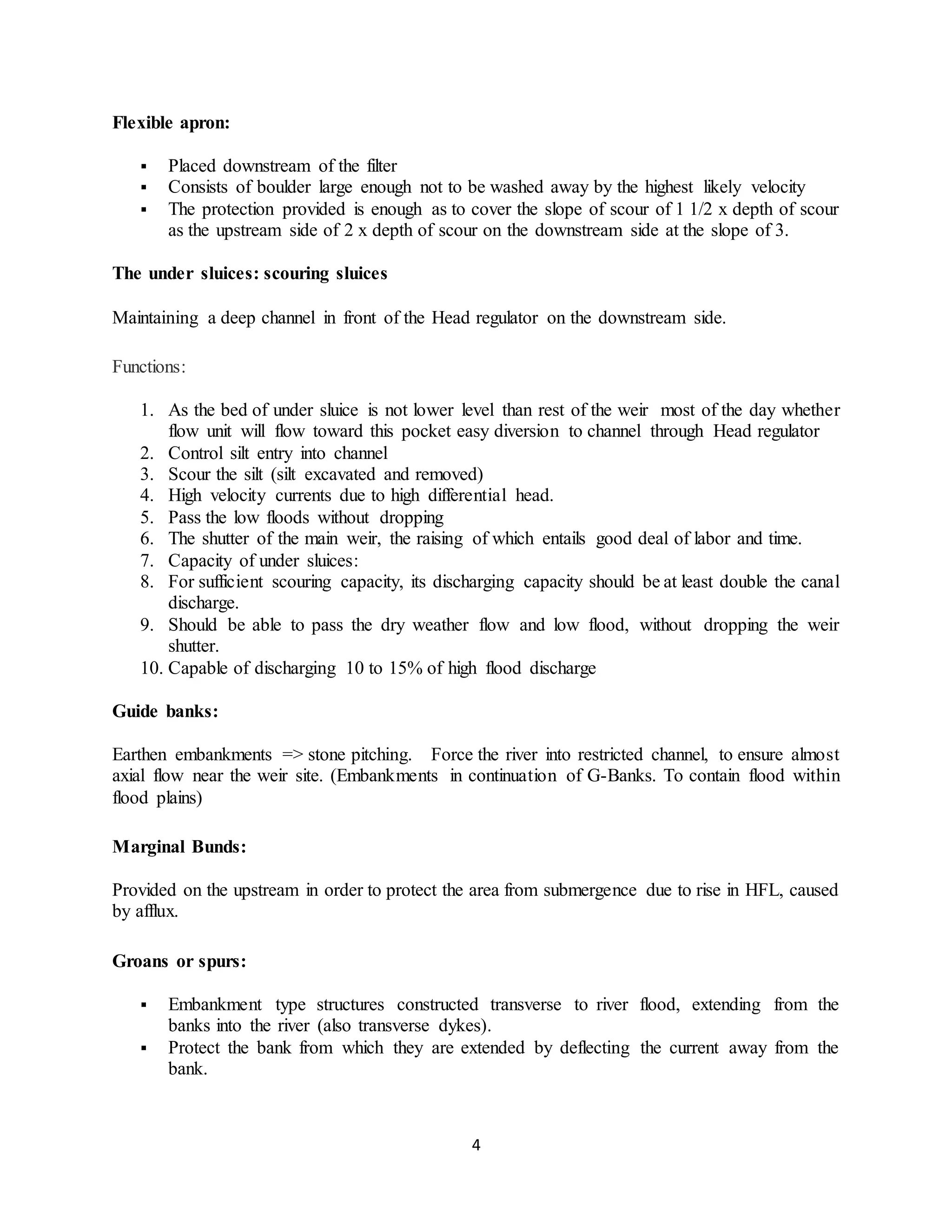 Barrage Gate Operation Rules and Silt Control Devices Report | DOCX