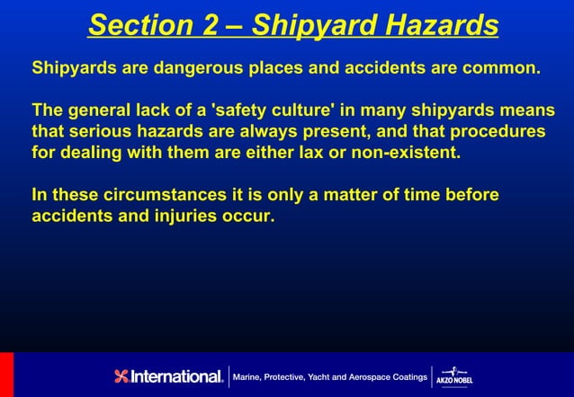 shipyard hazards rev 01 2009 01 | PPT