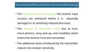 Continuous wave radar and its details for application | PPTX