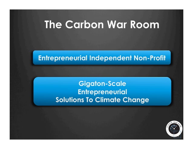 Carbon War Room - CCW Shipping Case Study | PPT