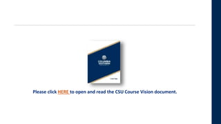 CW Reading 2.2 Course vision | PPT