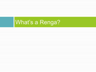 Cw rengas | PPT
