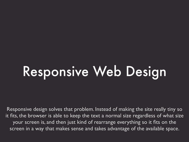 Responsive Design Tools & Resources | PPT