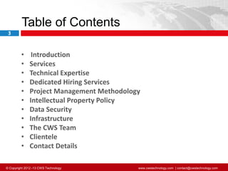 CWS Corporate Profile | PDF