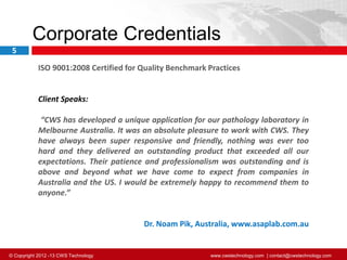 CWS Corporate Profile | PDF