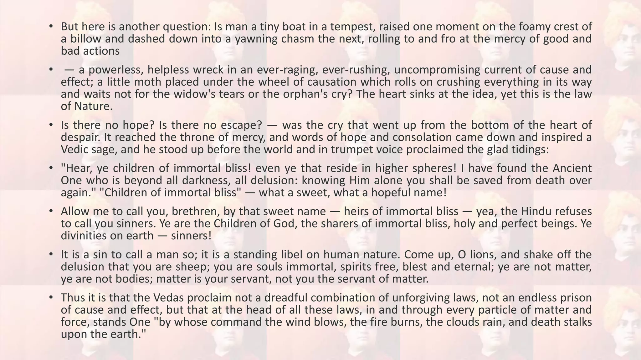 Swami Vivekananda message for today | PPTX