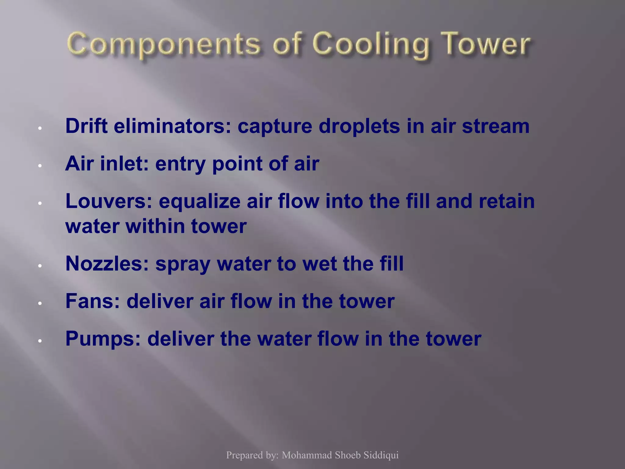 Cooling water (CW) system | PPSX