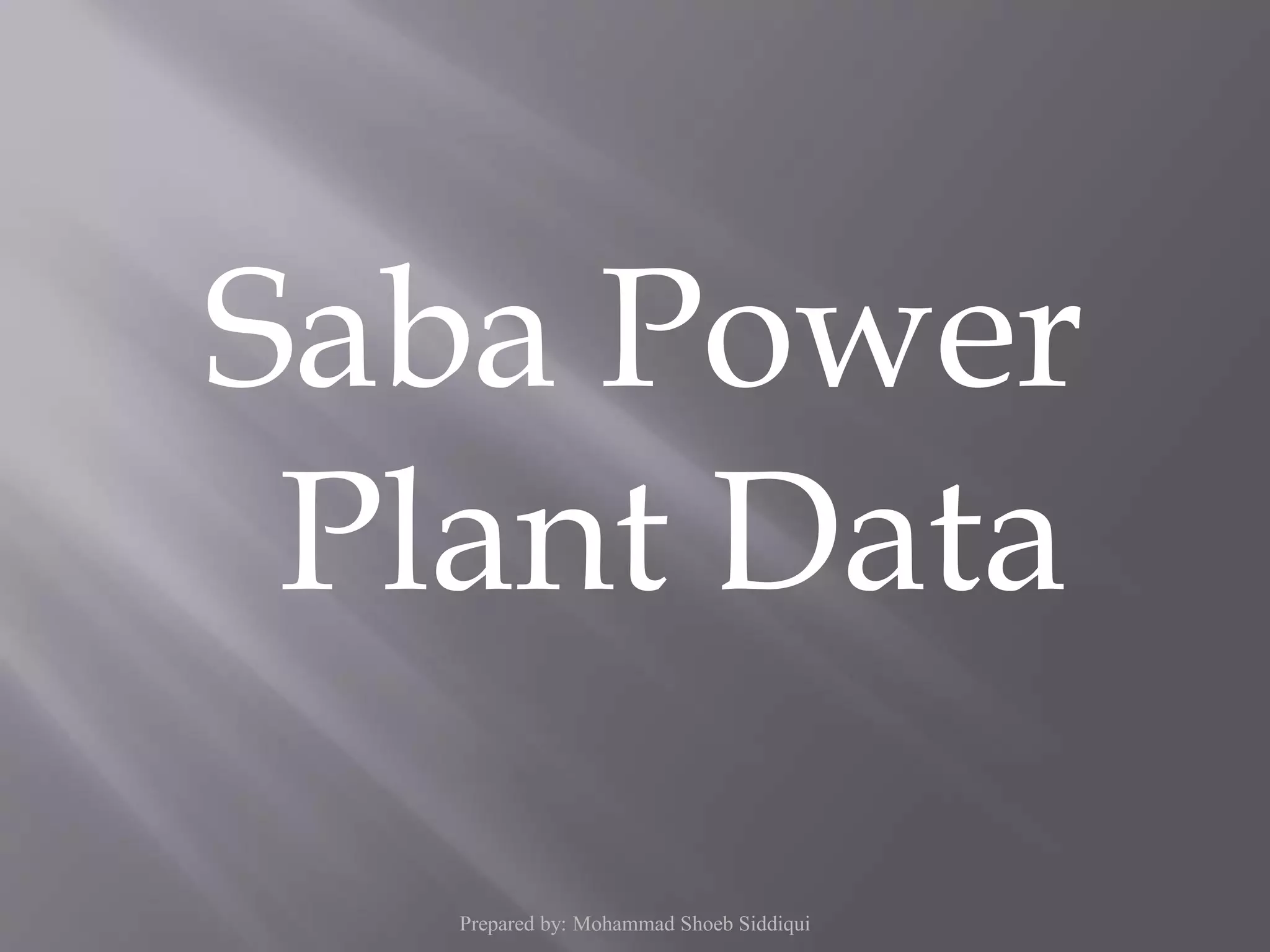 Cooling water (CW) system | PPSX