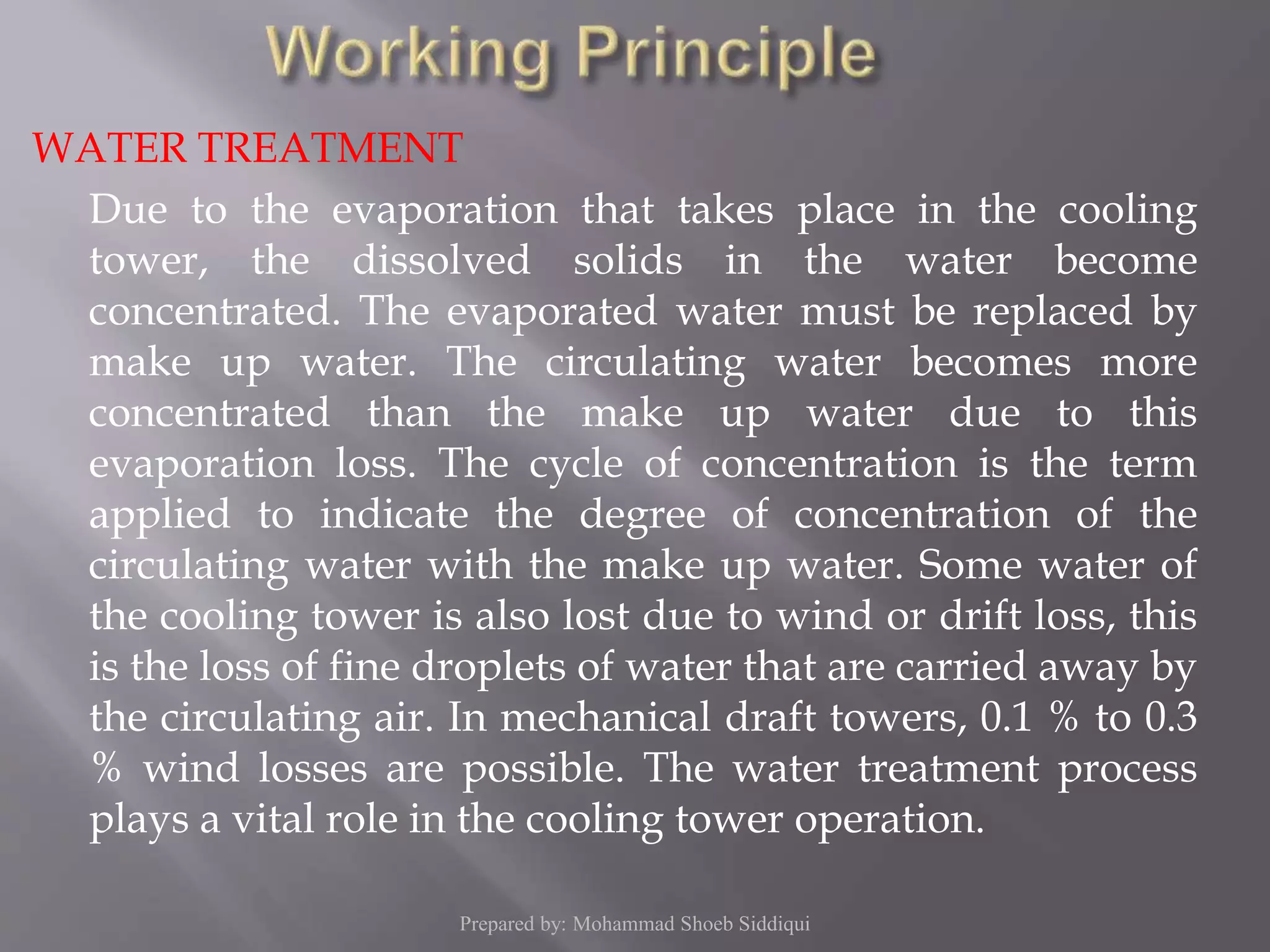 Cooling water (CW) system | PPSX