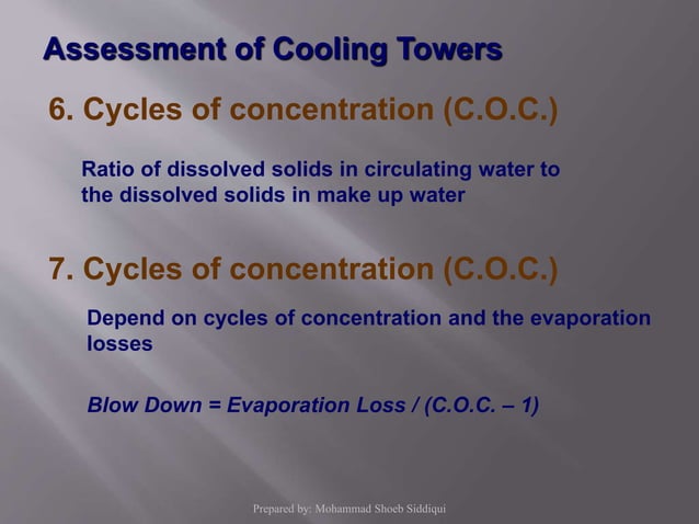 Cooling water (CW) system | PPSX | Lung and Respiratory Health ...