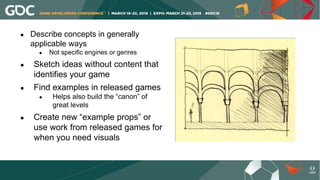 GDC Level Design Workshop 2018: An Architectural Approach to Level ...