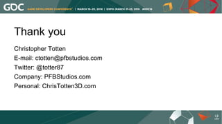 GDC Level Design Workshop 2018: An Architectural Approach to Level ...