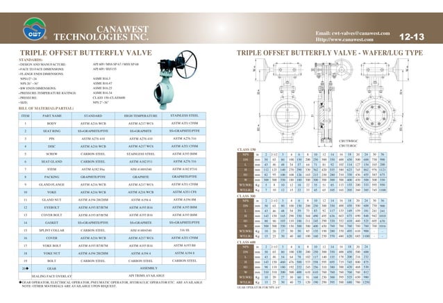 CWT Butterfly Valve | PPT