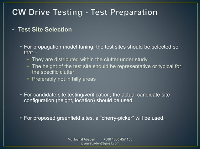 Cw testing | PPT