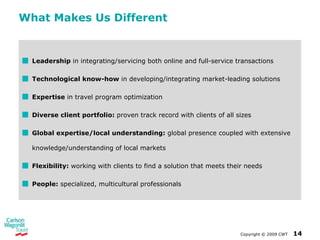 CWT Company Overview | PPT