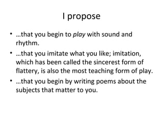Cw Typesof Poetry | PPT