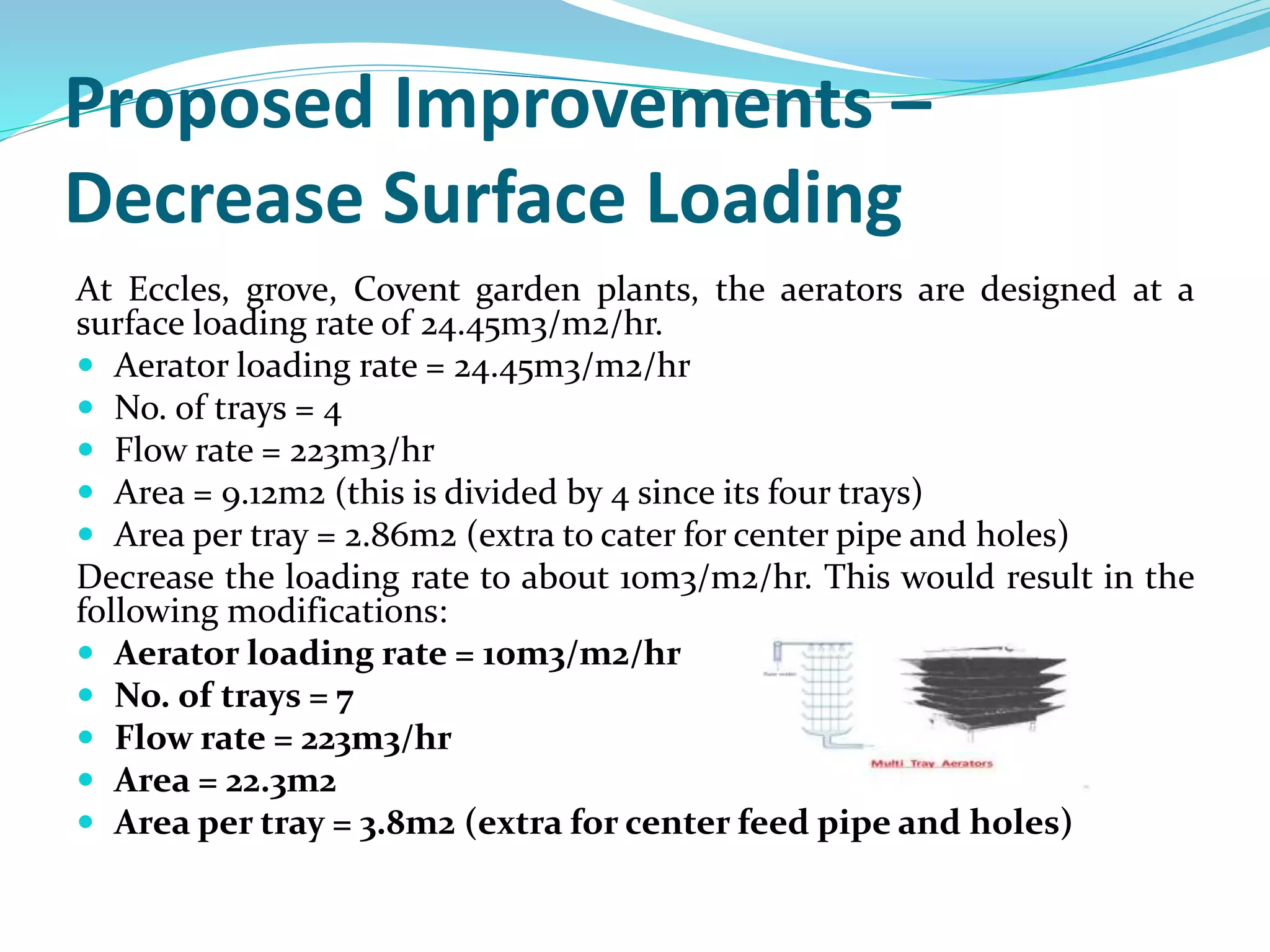 Cwwa optimized design for multiple tray aerators - riaz zalil | PPTX