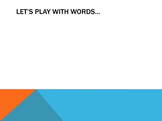 Cw word choice | PPTX