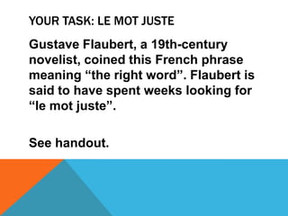 Cw word choice | PPTX