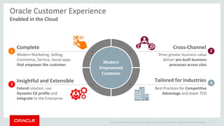 Cloud Excellence for Customer Experience, Daniel Burian, Oracle @ SaaS ...