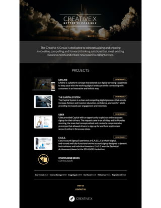 Creative X Projects | PDF