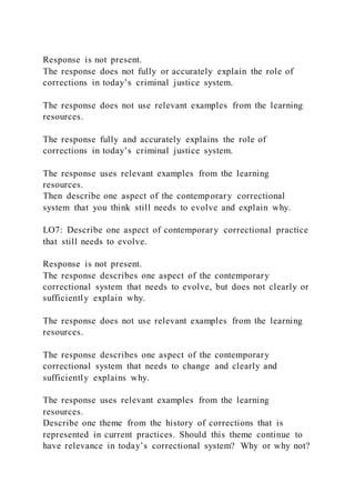 CX3001 The History and Evolution of Corrections Systems An | DOCX ...