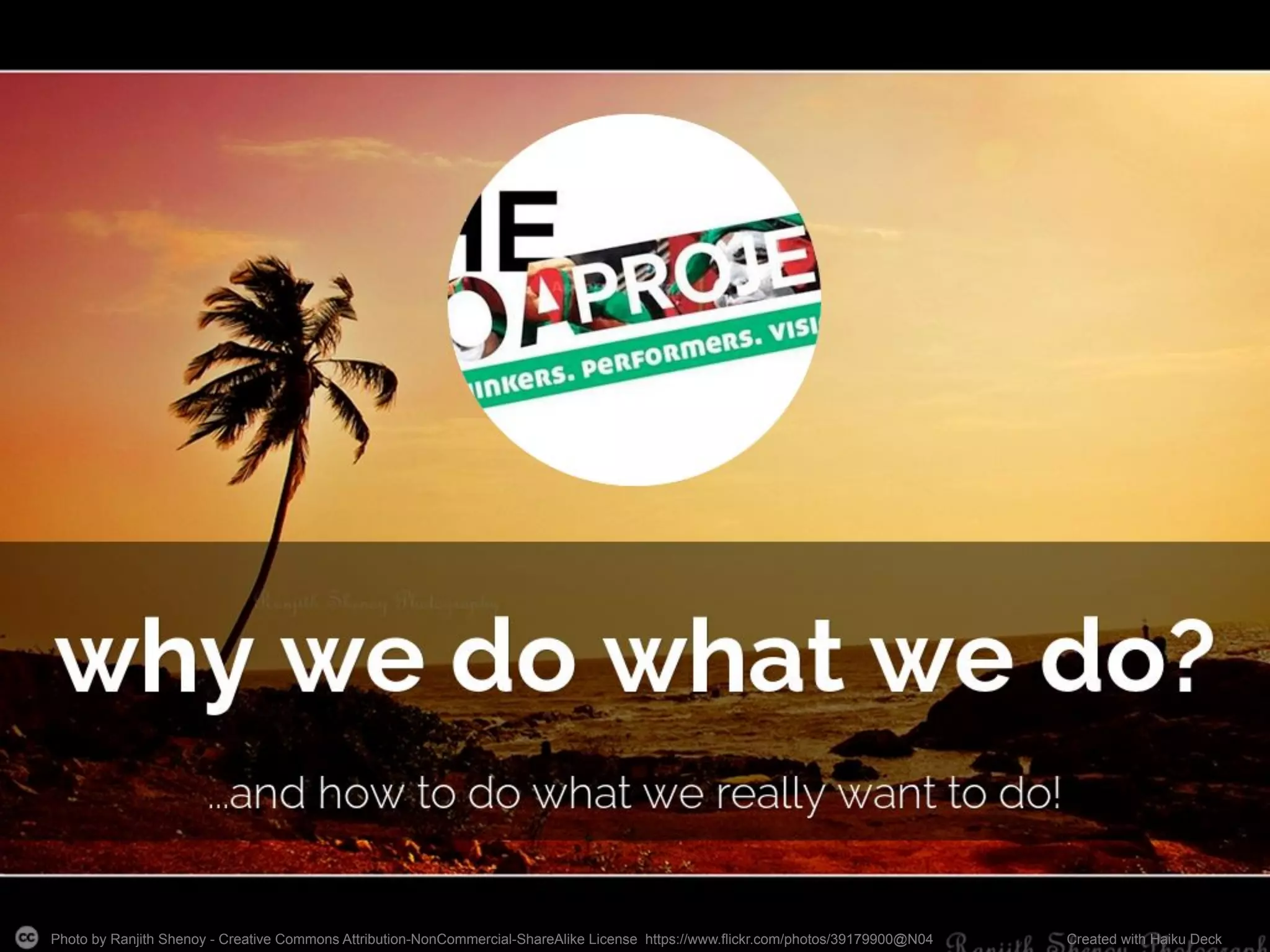 Why we do what we do, and how to | PDF