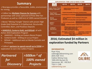 Calibre Mining Corporate Presentation | PDF