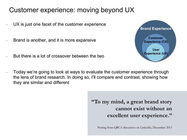 How to Strengthen the Customer Experience through Brand Research ...