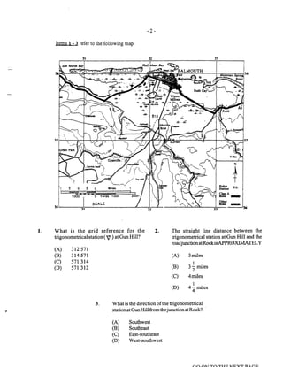 CSEC GEOGRAPHY 2008 multiple choice past paper (1) | PDF