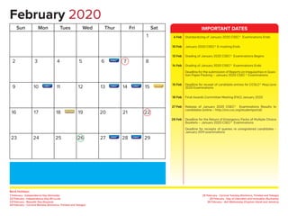 CXC 2020 Planner | PDF