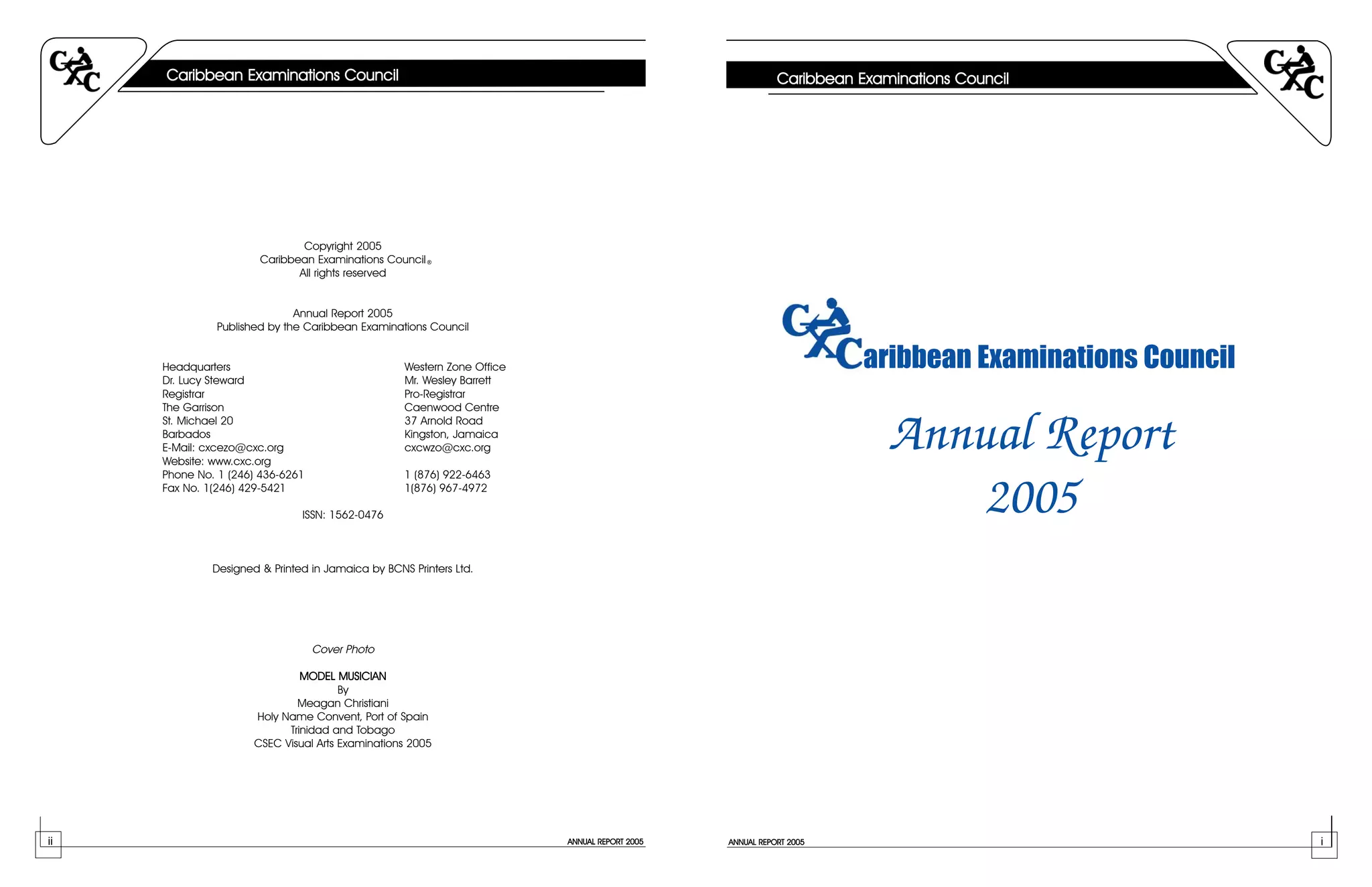 CXC Annual Report 2005 | PDF