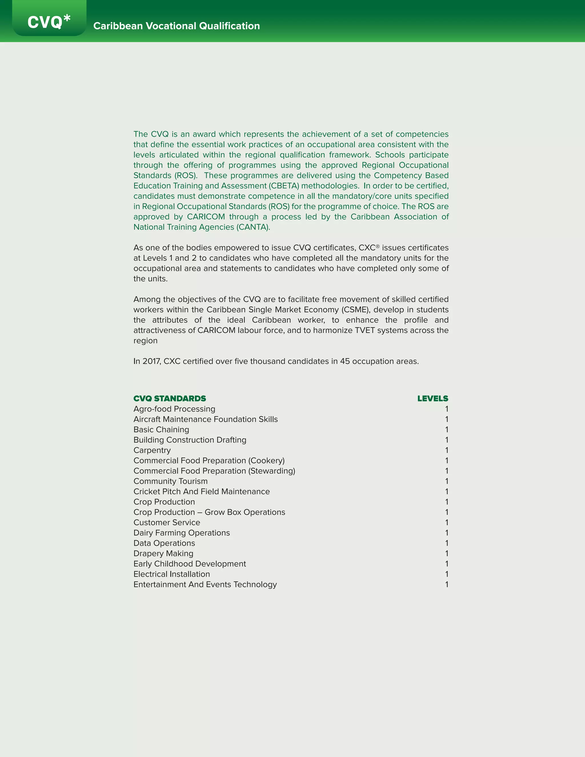 CXC at a Glance Ecopy | PDF