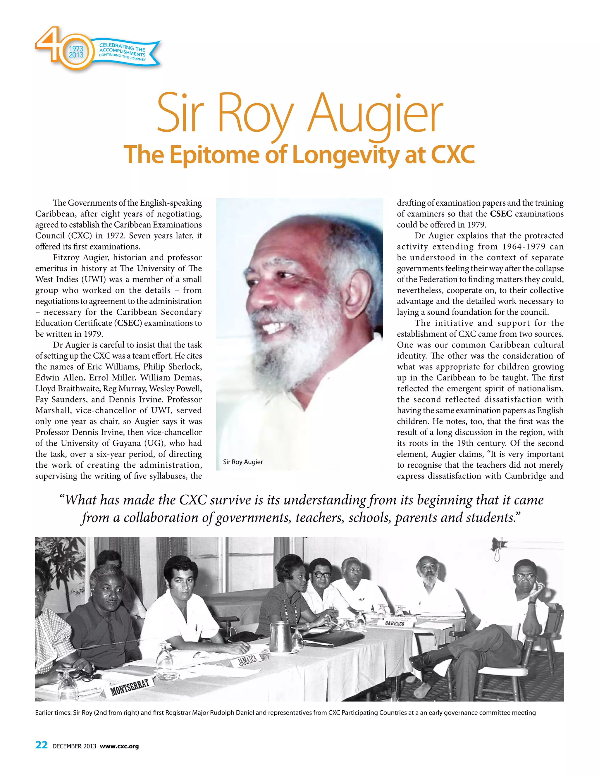 The Caribbean Examiner - The History of CXC | PDF