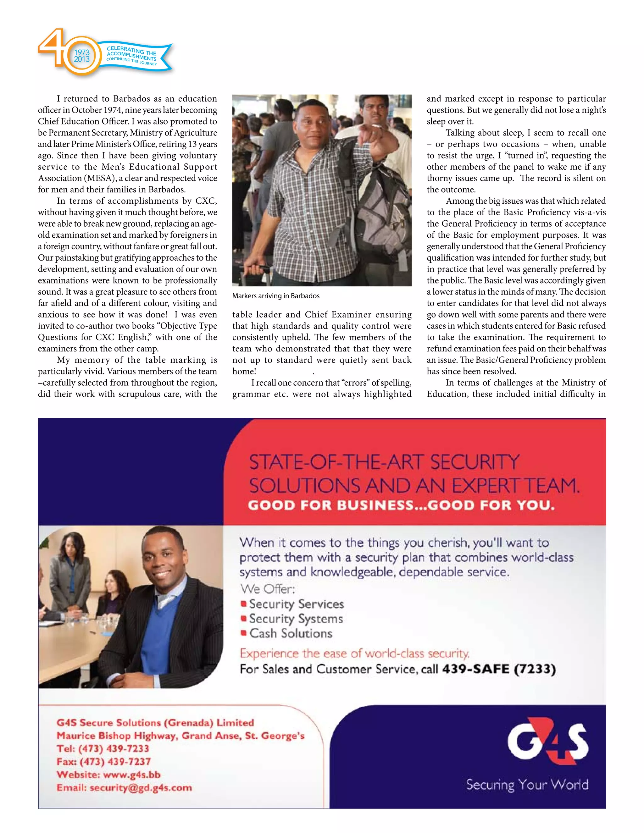 The Caribbean Examiner - The History of CXC | PDF