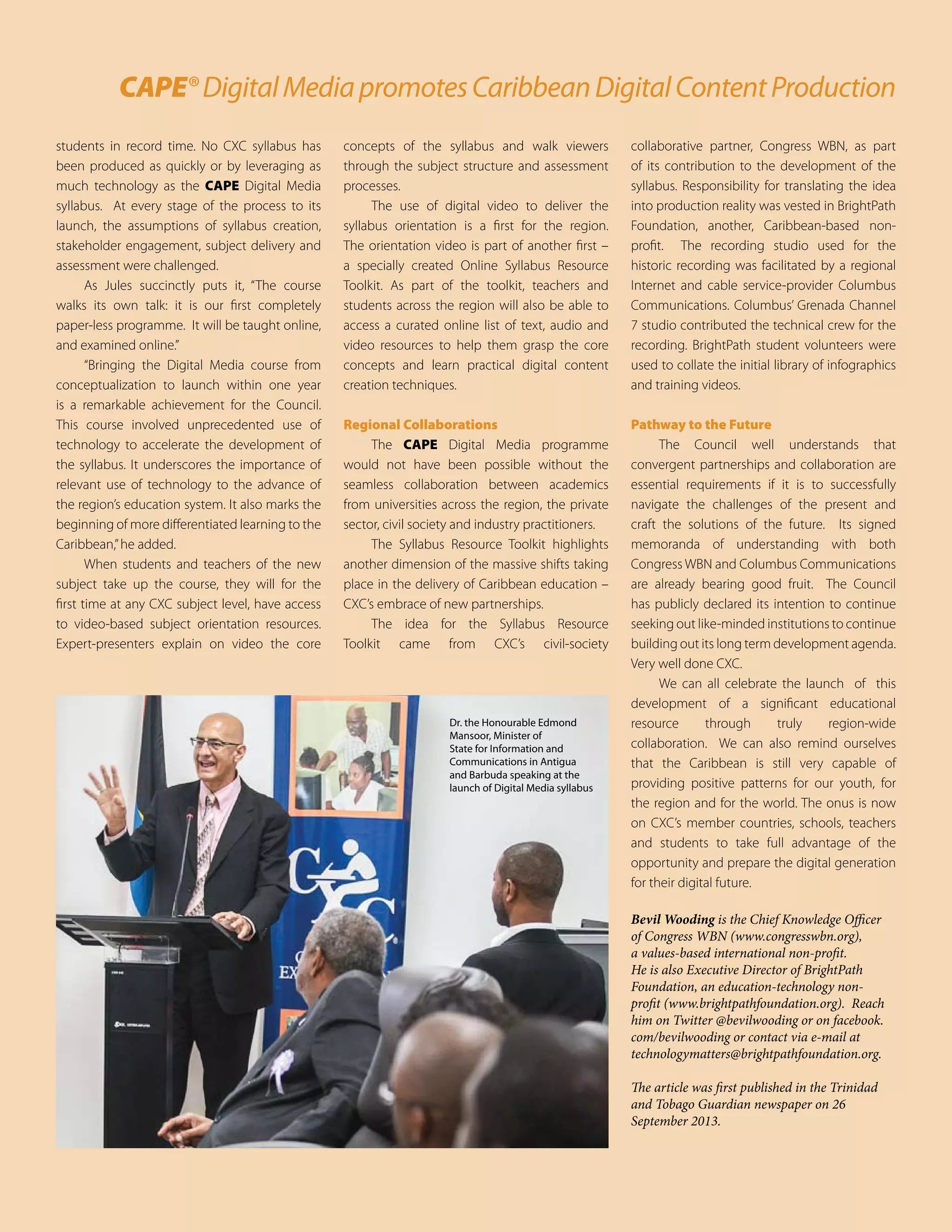 The Caribbean Examiner - The History of CXC | PDF