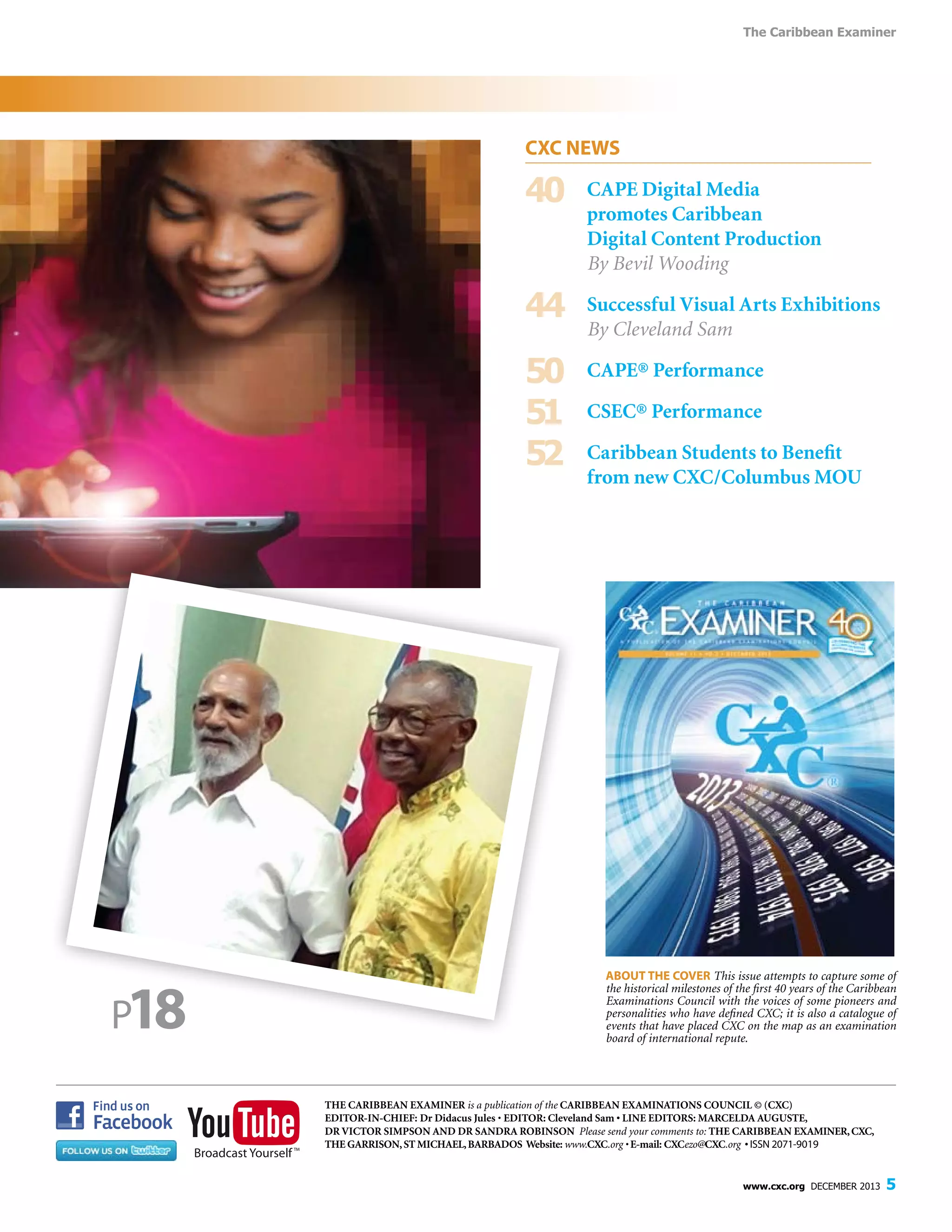 The Caribbean Examiner - The History of CXC | PDF